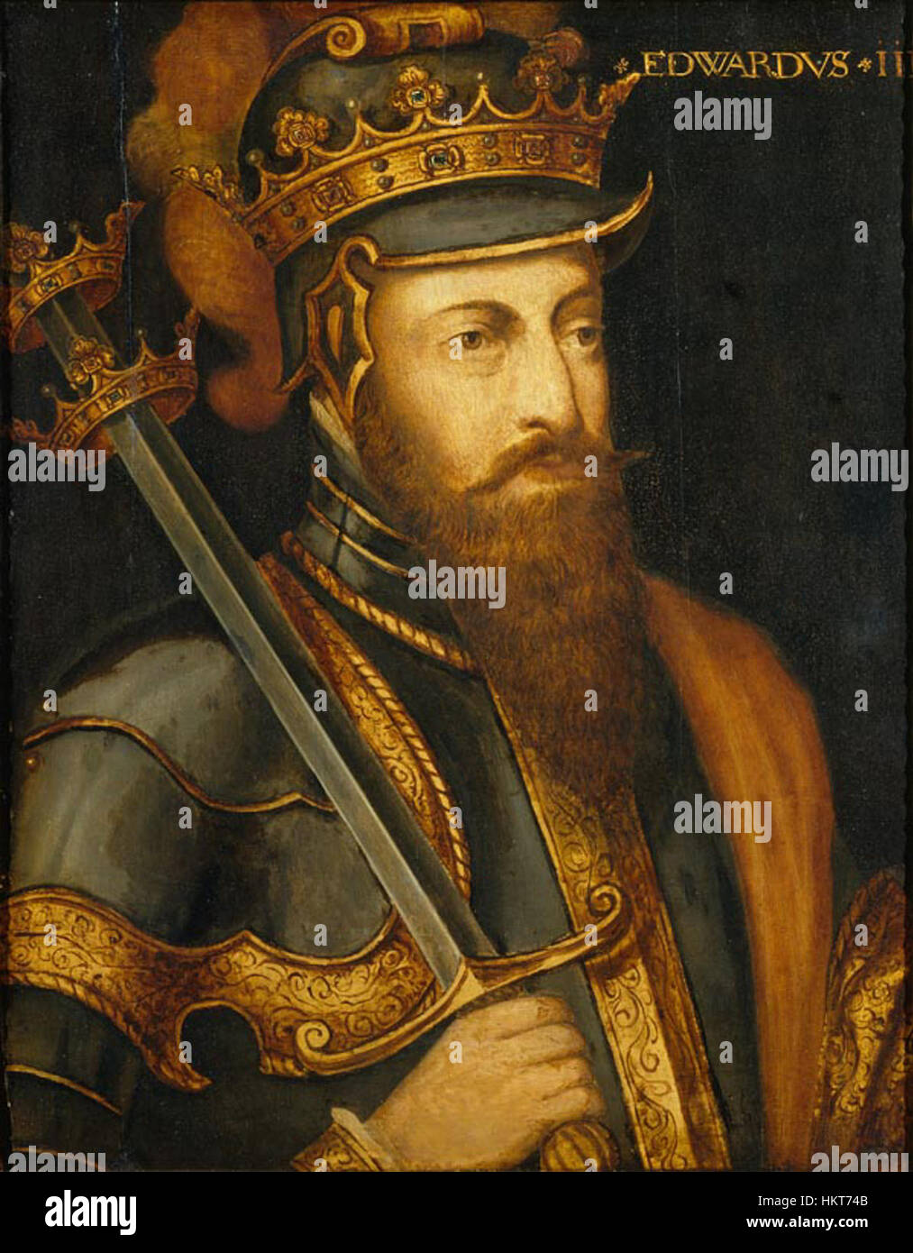 This 18th-century portrait of Edward III captures the likeness of the ...