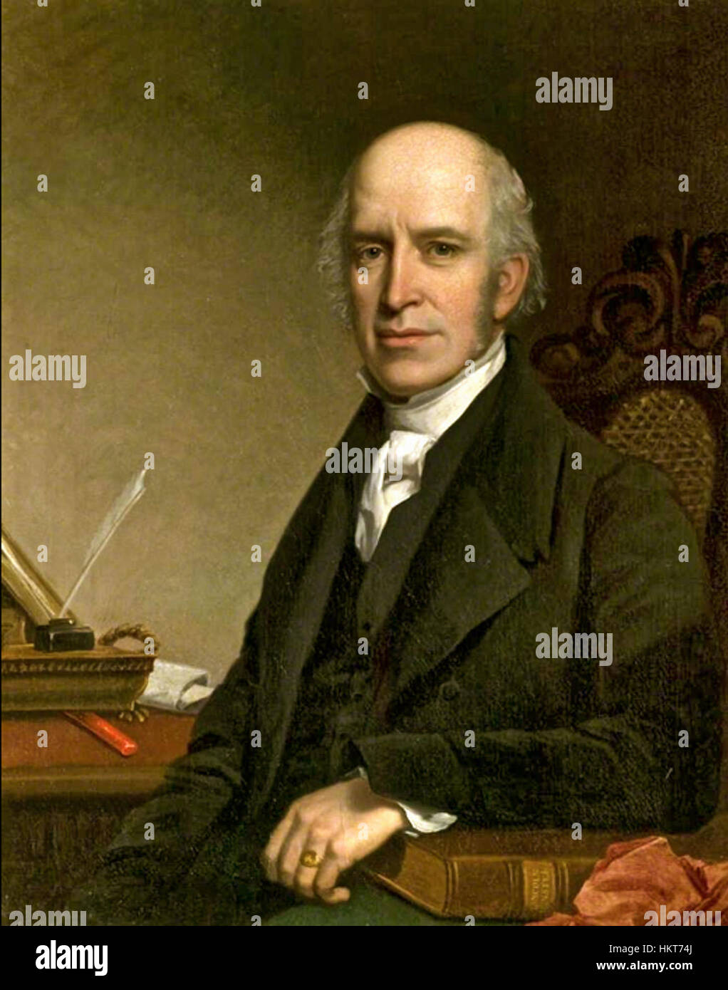 This portrait of Edward James Willson highlights his dignified ...