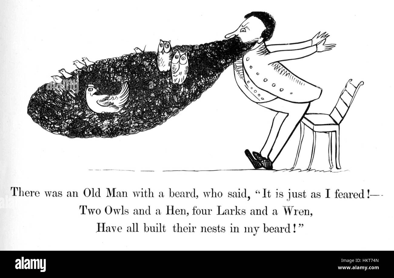 Edward Lear, known for his humorous limericks, illustrated this playful ...