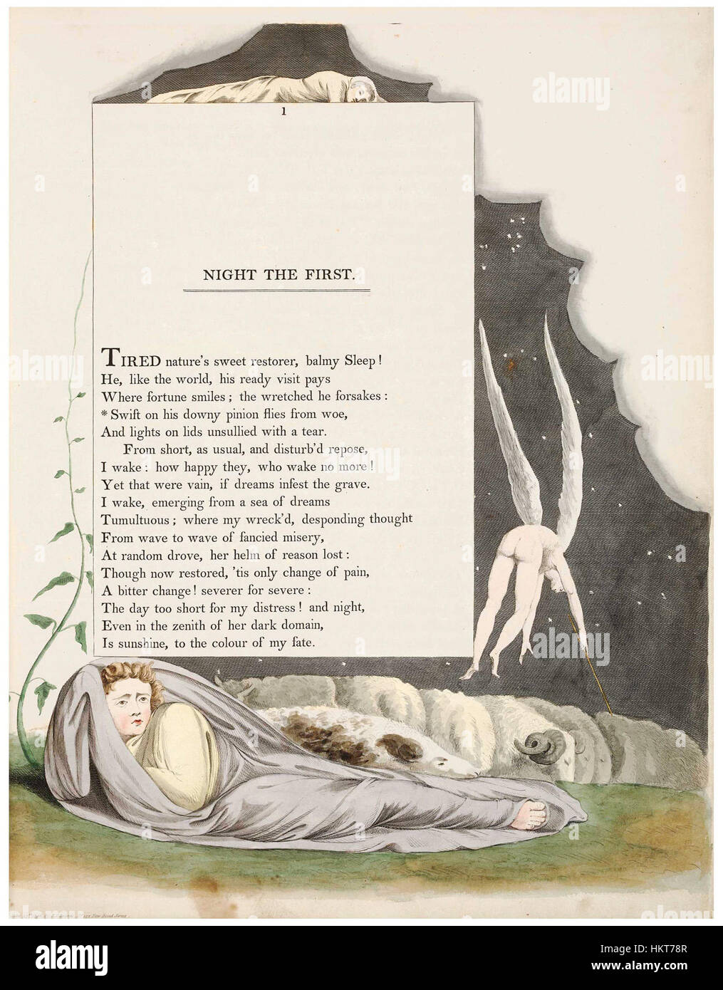 Edward Young Night Thoughts, colored copy copy 2 1797 Henry E ...