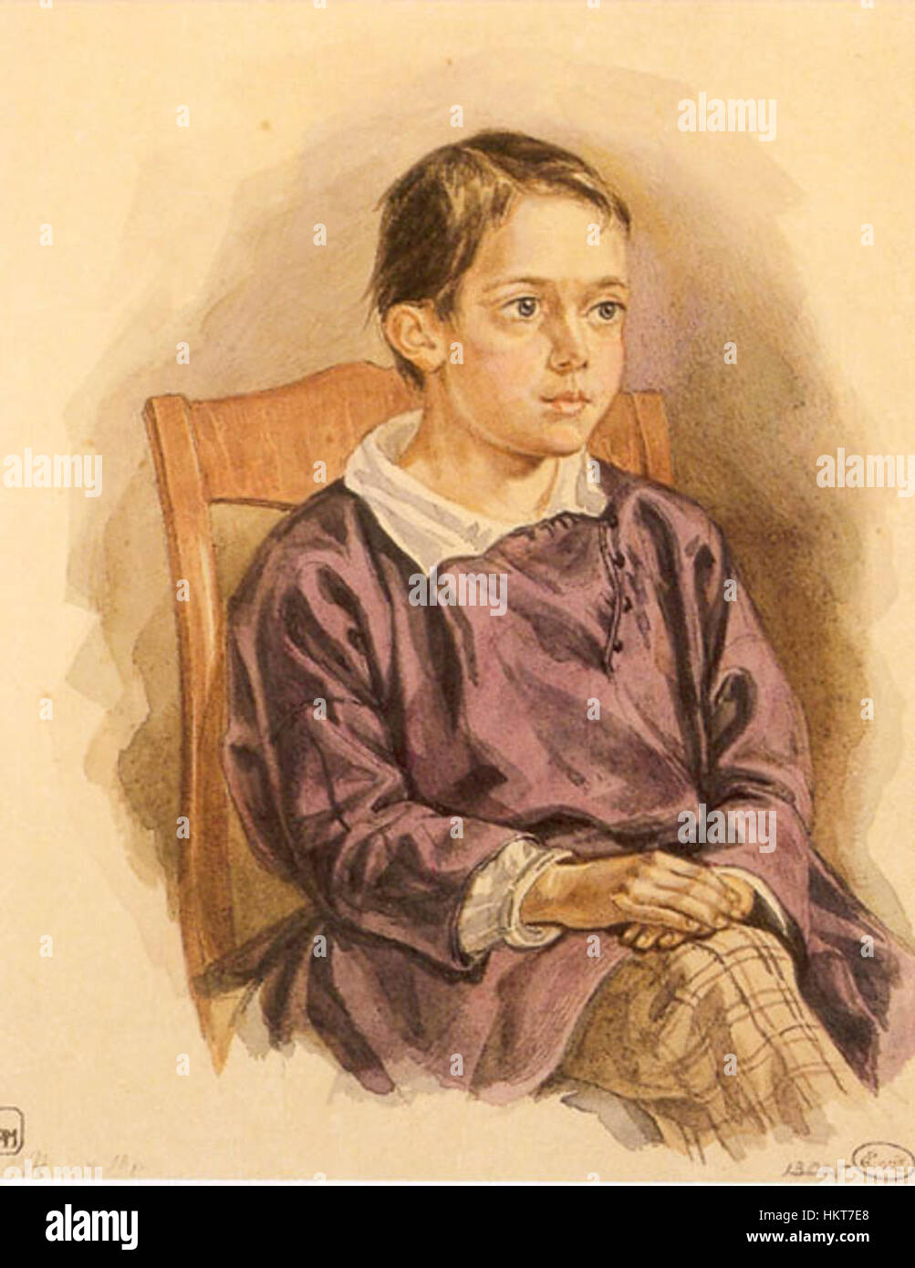 'Portrait of Nikolay Makovsky' by Egor Makovsky is an oil painting ...