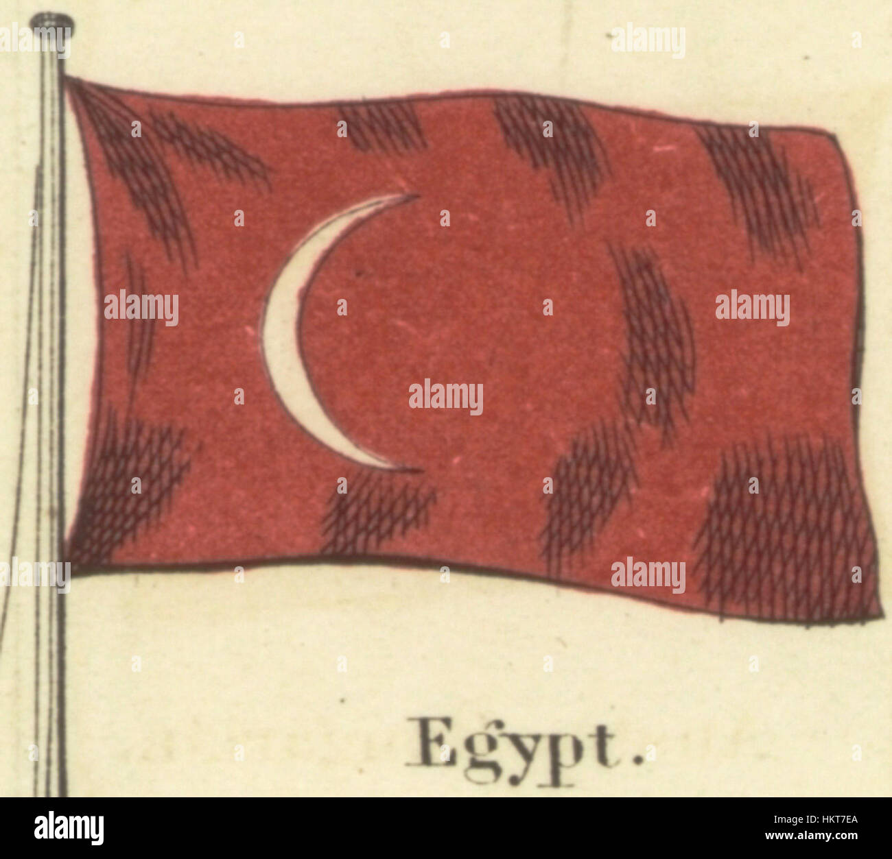 This 1868 chart by Johnson illustrates the national emblems of Egypt ...