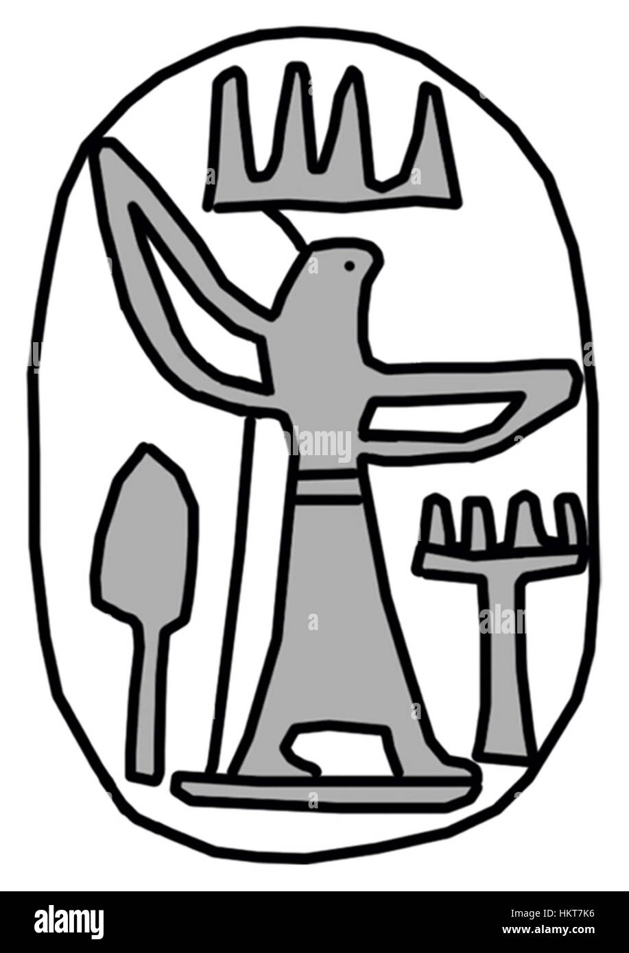 Egyptian hieroglyphics tree Black and White Stock Photos & Images - Alamy