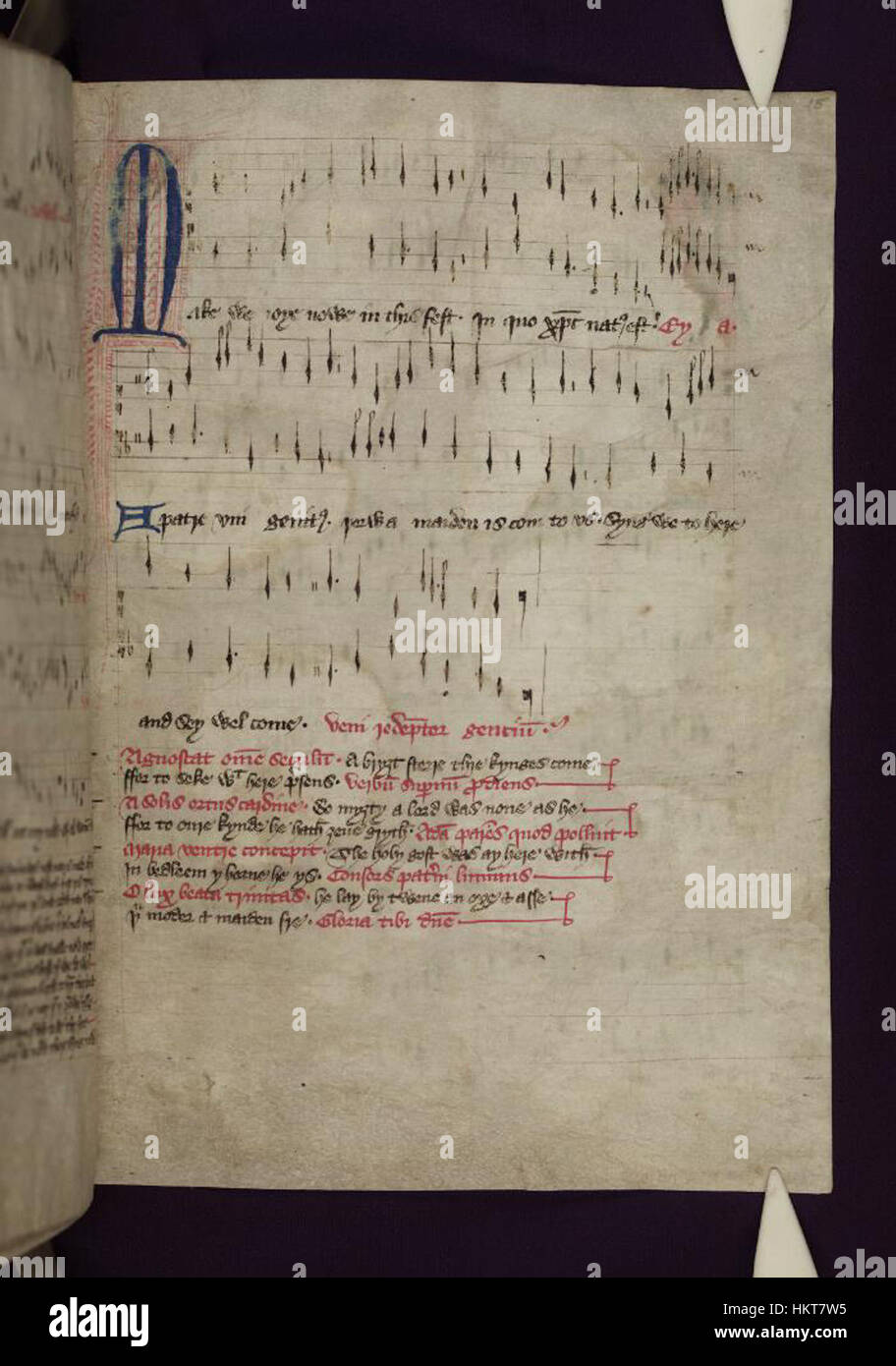 This image showcases five English manuscripts held by the Bodleian ...