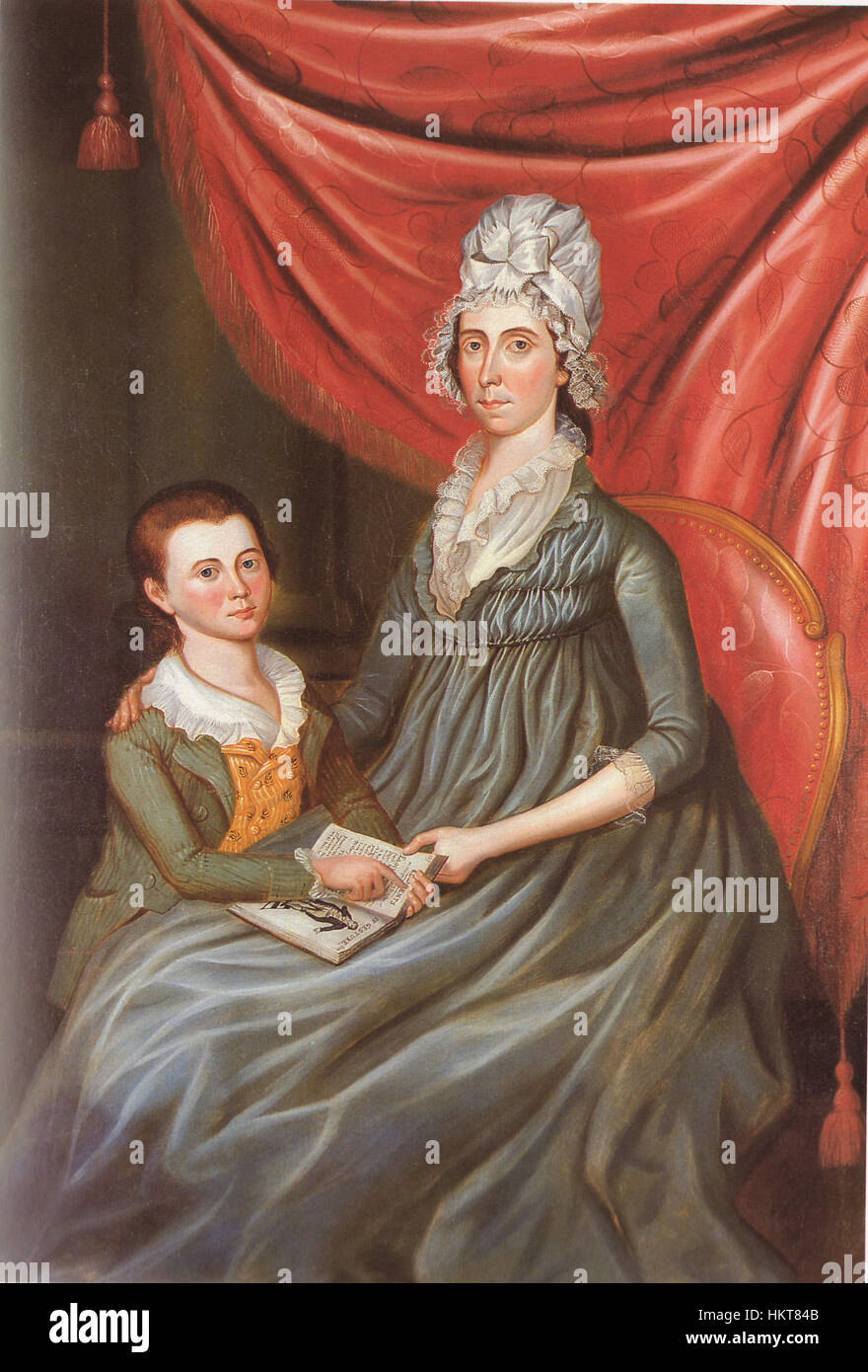 This portrait, painted by Charles Peale Polk, depicts Eleanor Conway ...