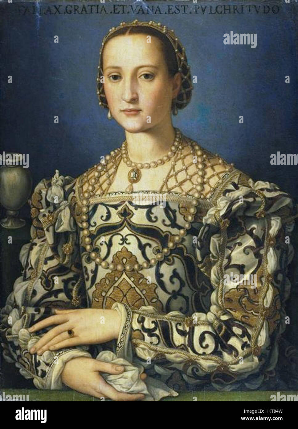 This portrait of Eleanora of Toledo, painted by Agnolo Bronzino ...