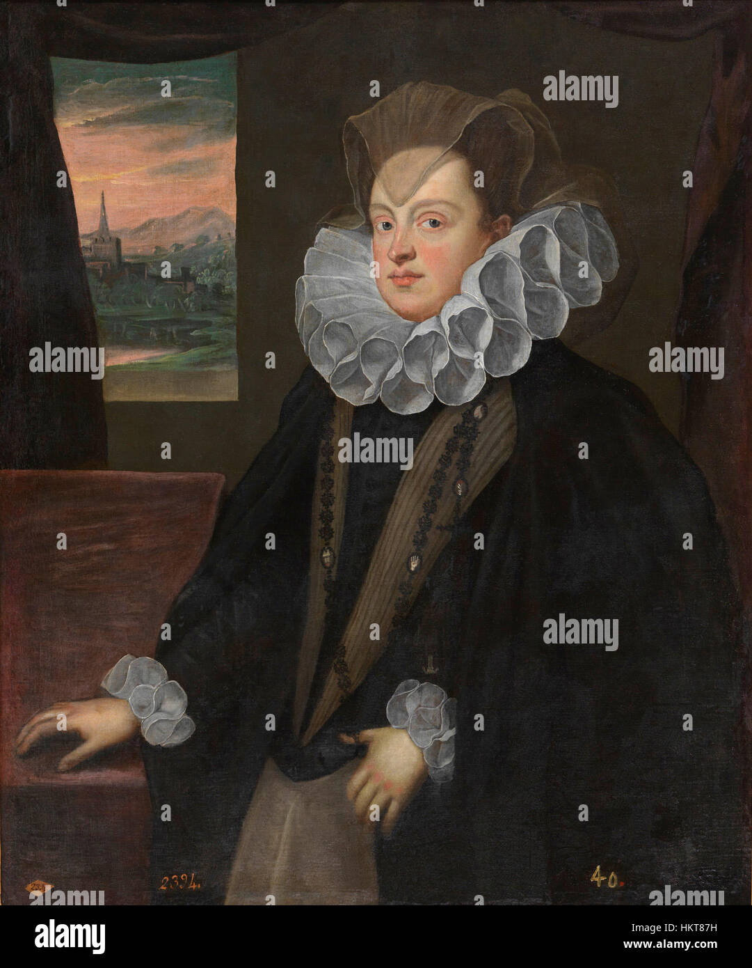 The portrait of Eleonora de' Medici, Duchess of Mantua, showcases her ...