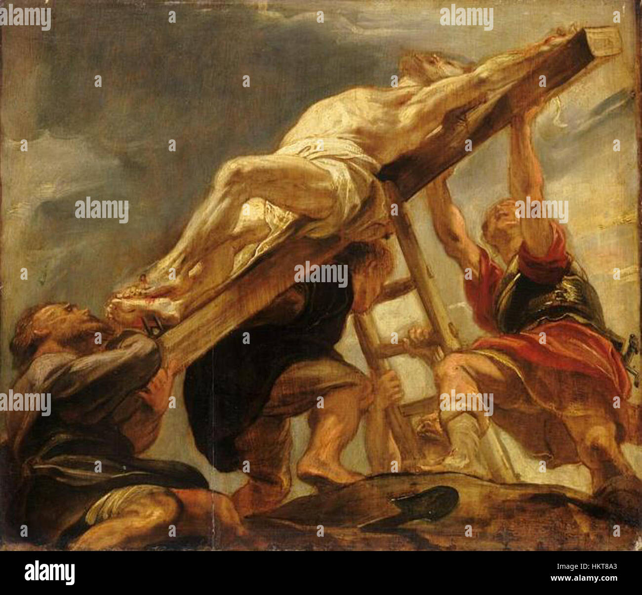 Peter Paul Rubens’ 'Elevation de la Croix' (Elevation of the Cross) is ...