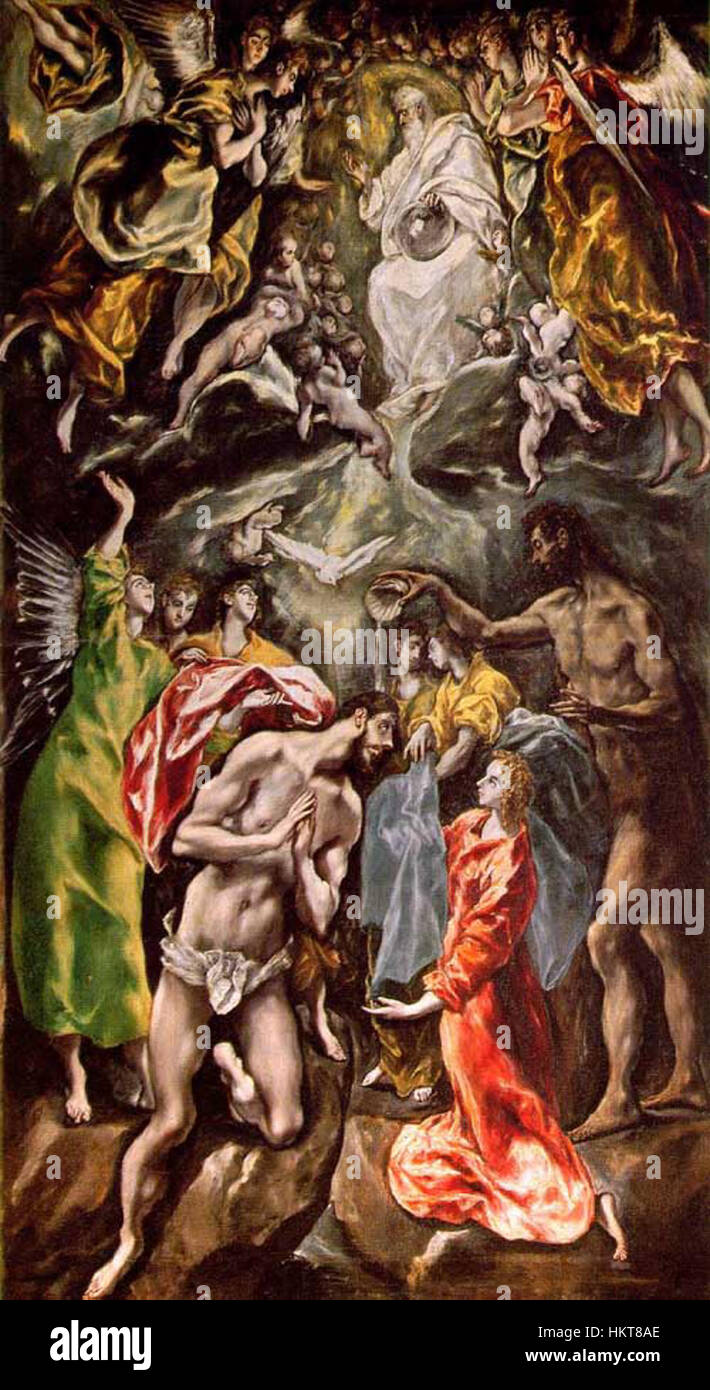 This image showcases an iconic representation of Christ by El Greco ...