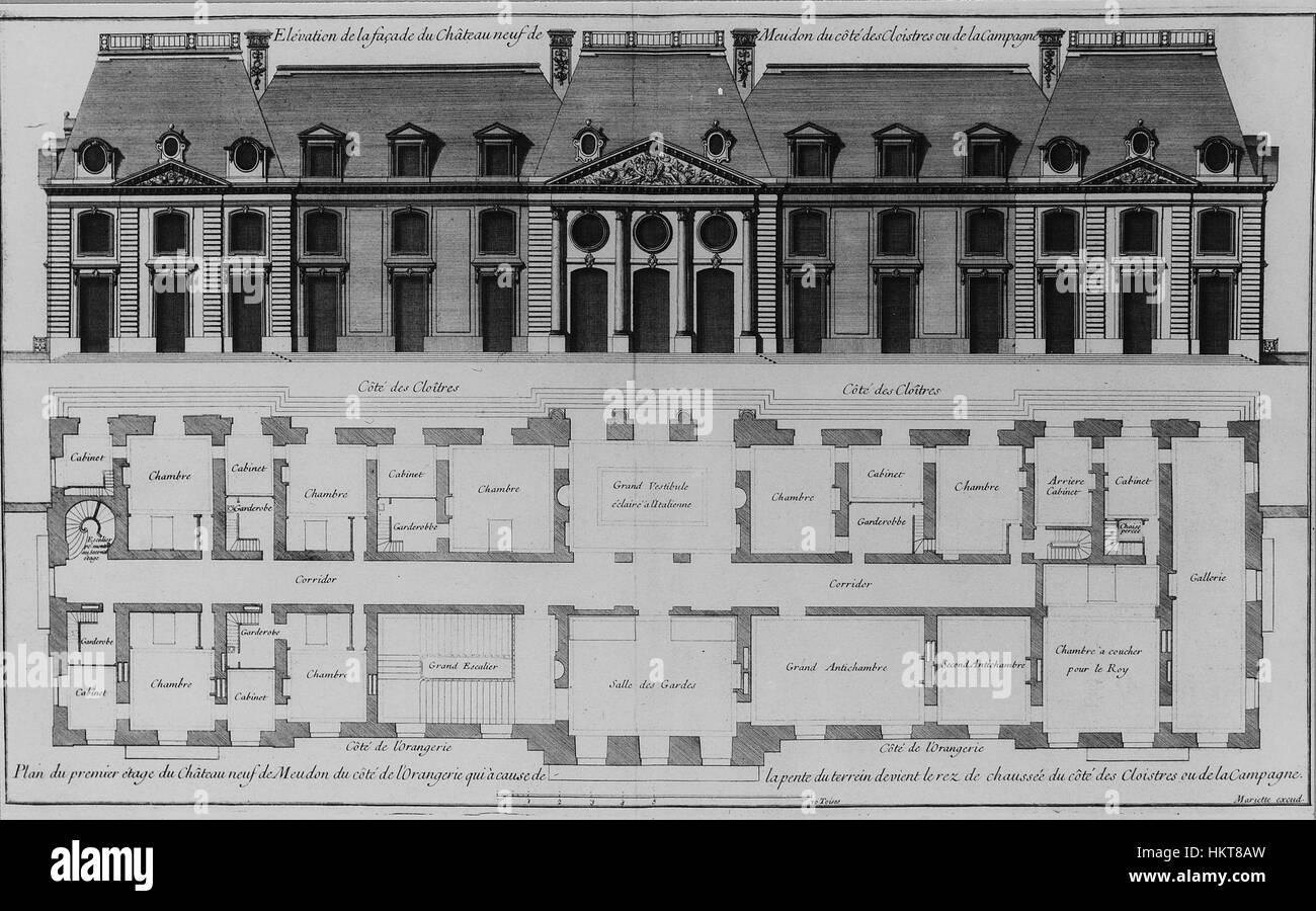 Historic French Mansion Floor Plans