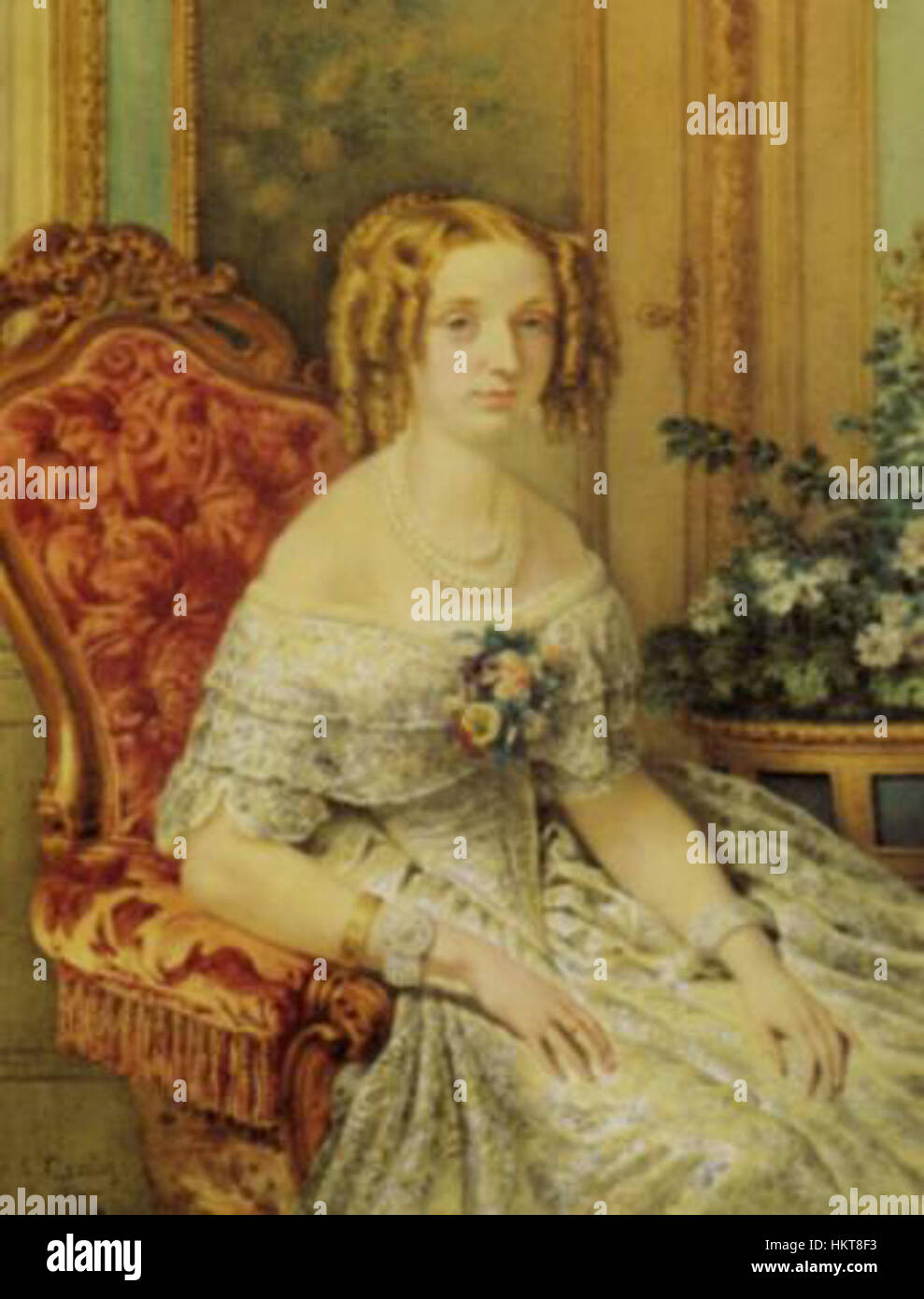 Elisabetta di Genova is known for her detailed and expressive portraits ...