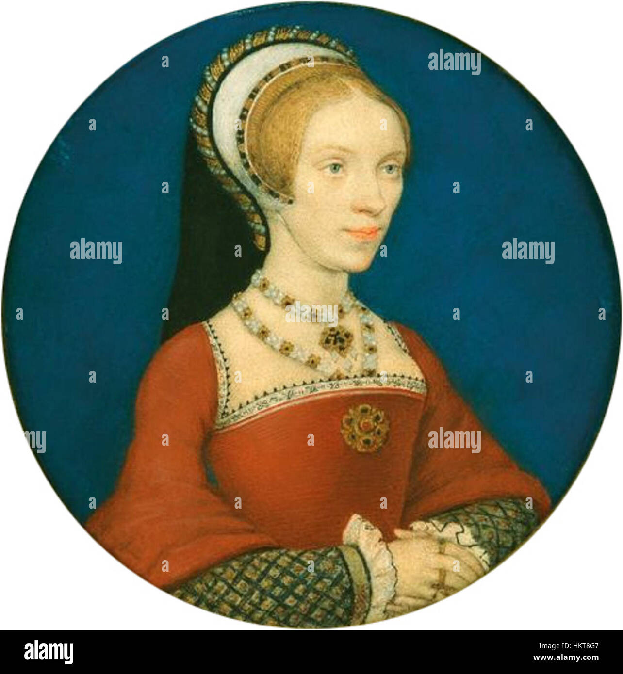This portrait by Hans Holbein the Younger depicts Elizabeth, Lady ...