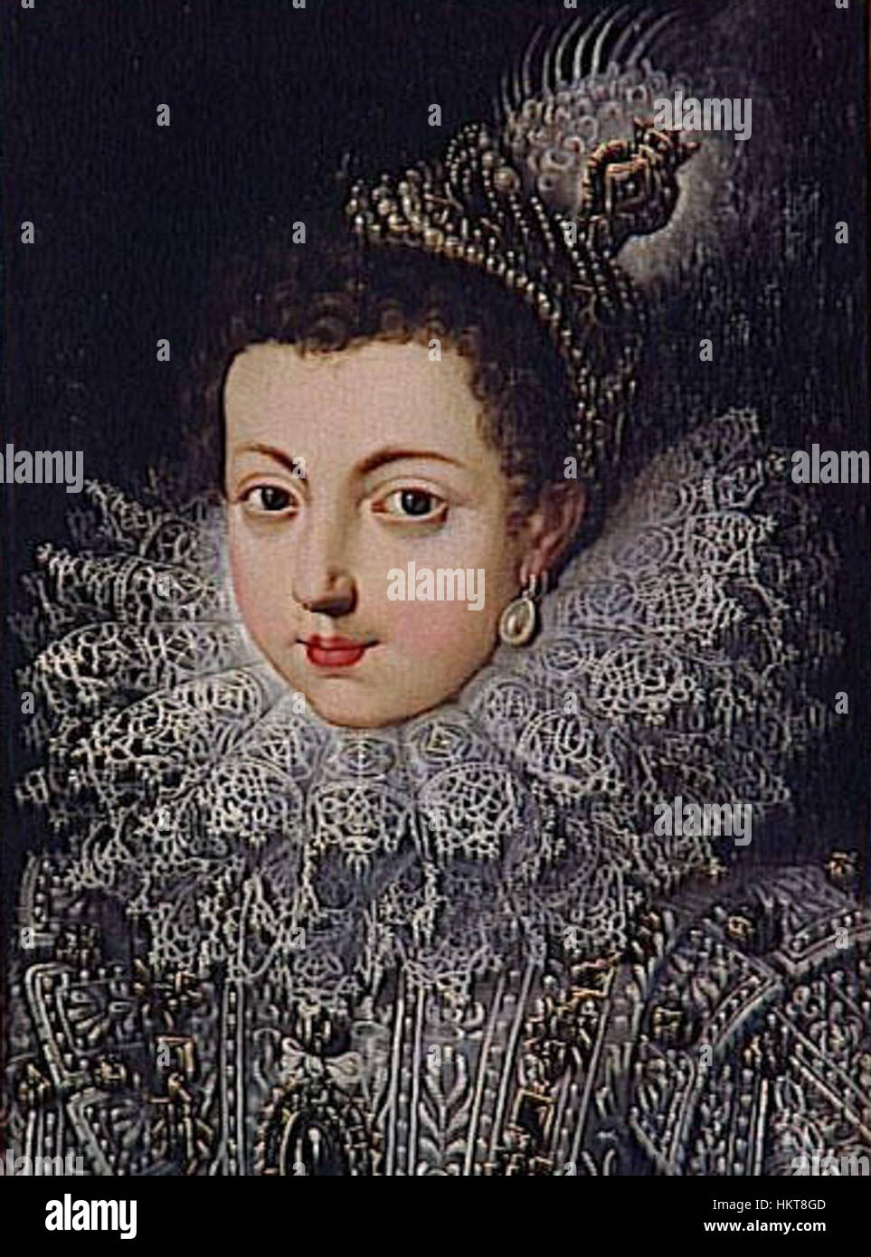 'Elizabeth of France' is a historical portrait depicting the French ...