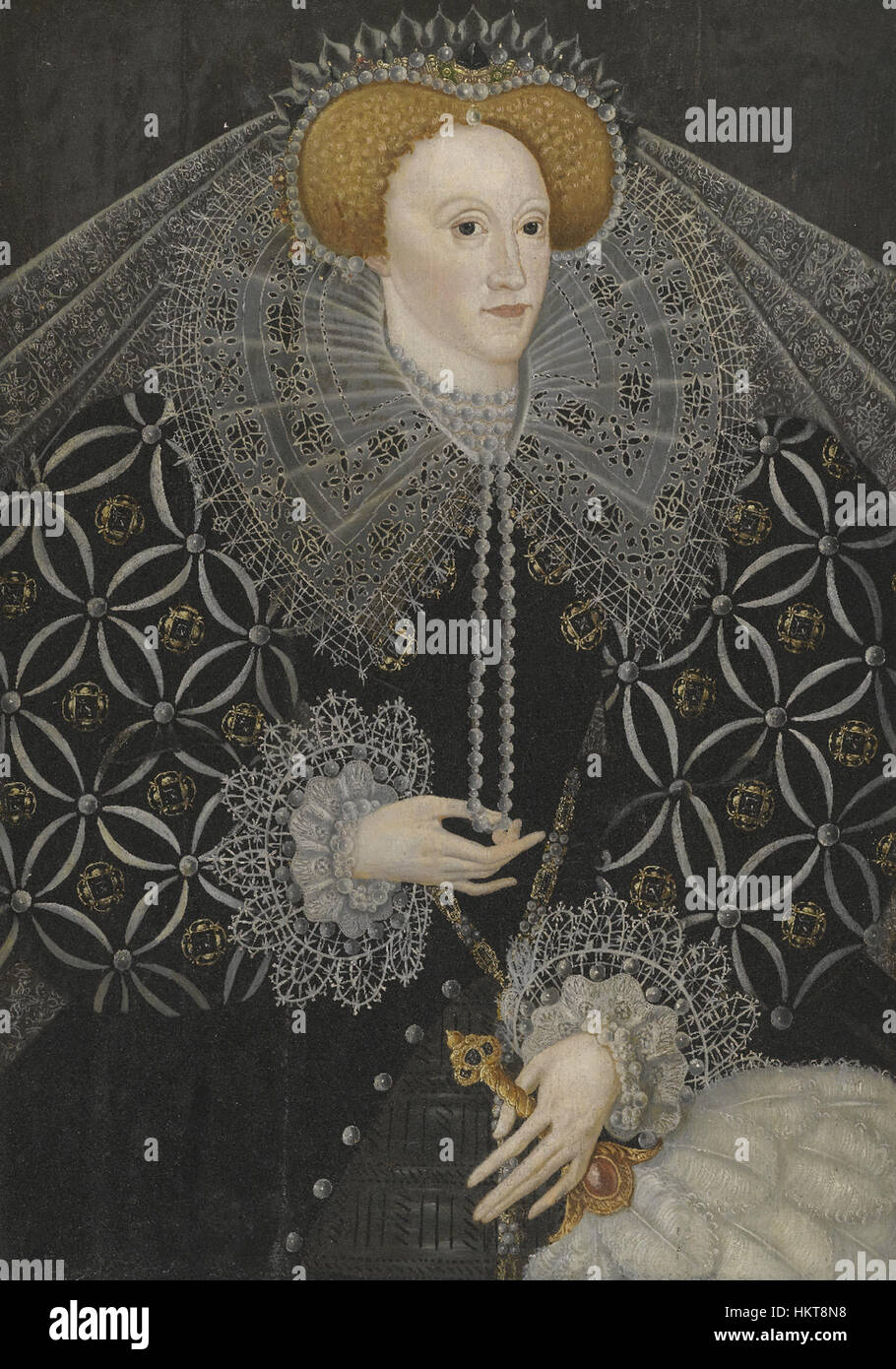 'Elizabeth I of England' is a historic portrait of the English queen ...