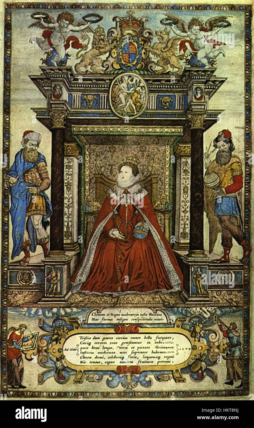 Map of elizabethan england hi-res stock photography and images - Alamy