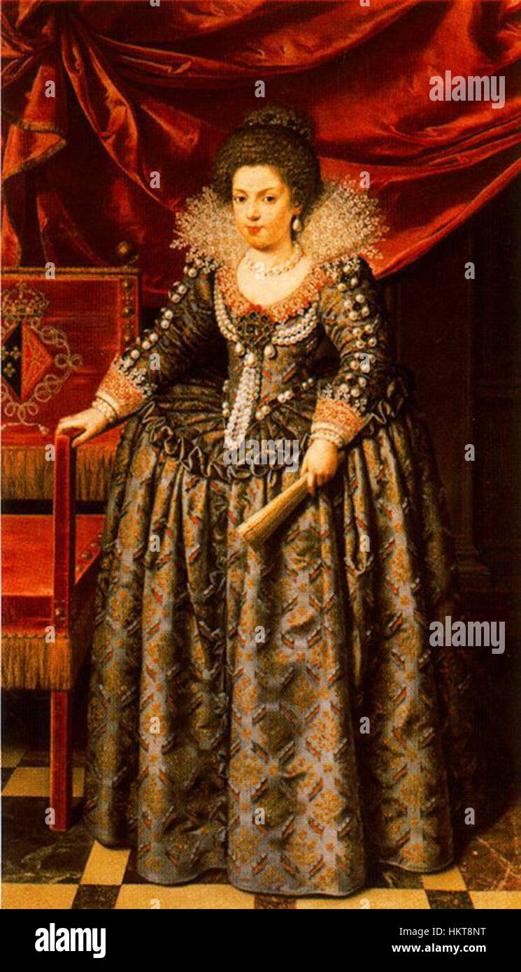 This portrait by Frans Pourbus, housed in the Palazzo Pitti, depicts ...