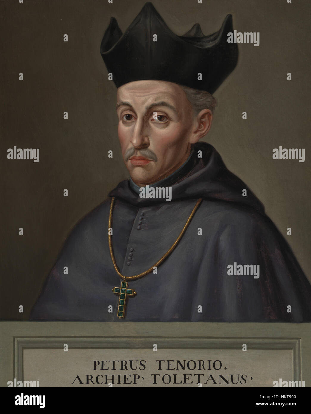 This painting depicts Pedro Tenorio, the Archbishop of Toledo, captured ...