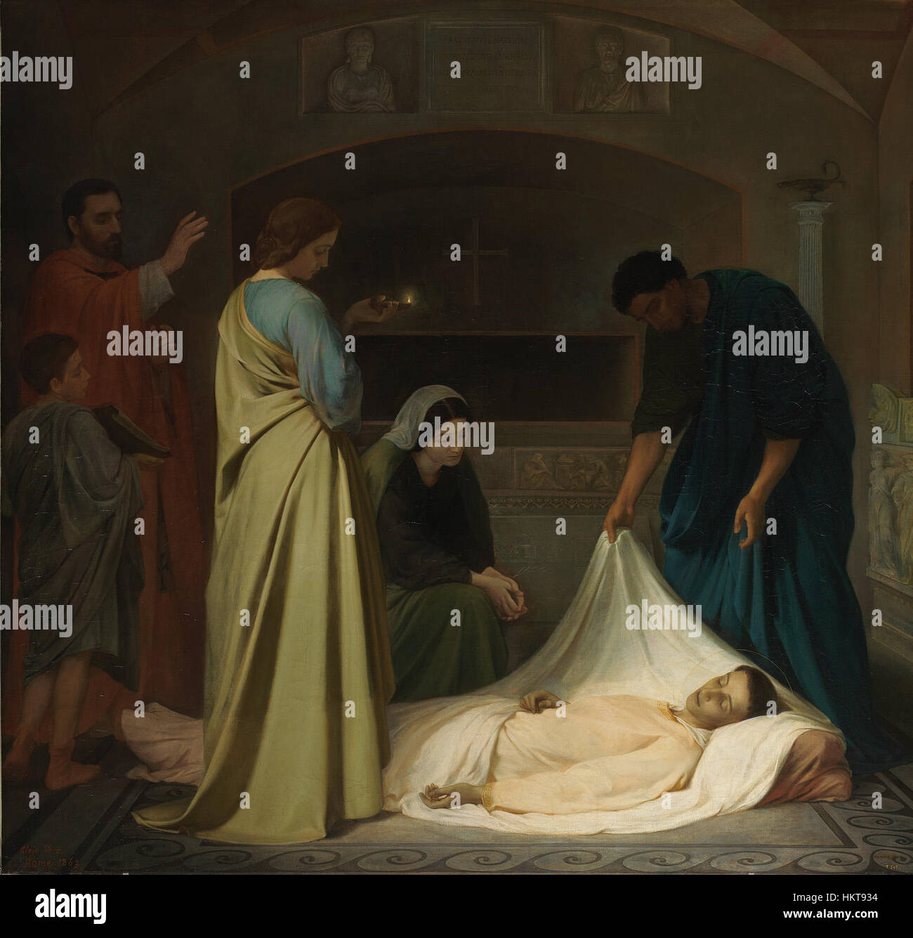 *El Entierro de San Lorenzo* (The Burial of Saint Lawrence), a 1862 ...