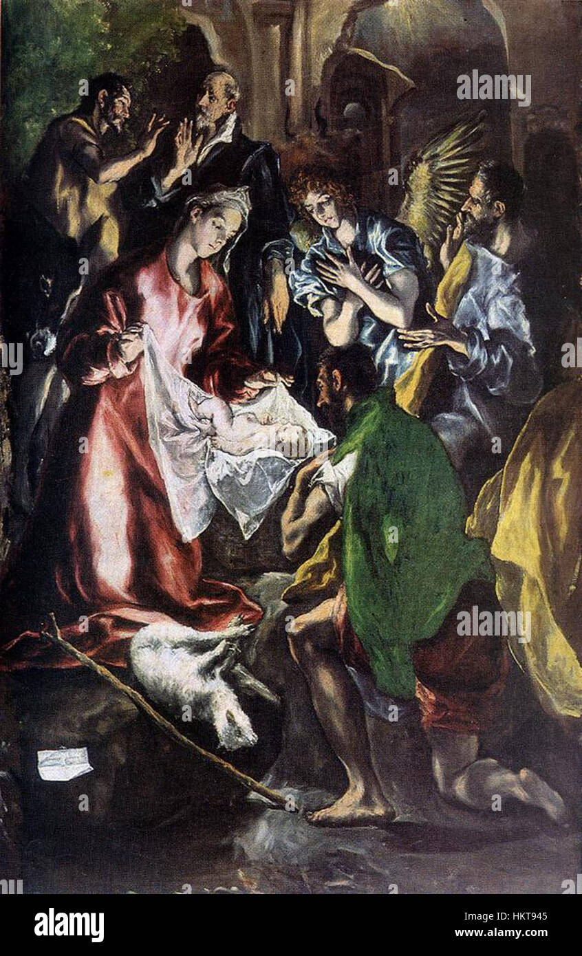 This detail from El Greco's 'Adoration of the Shepherds' captures the ...