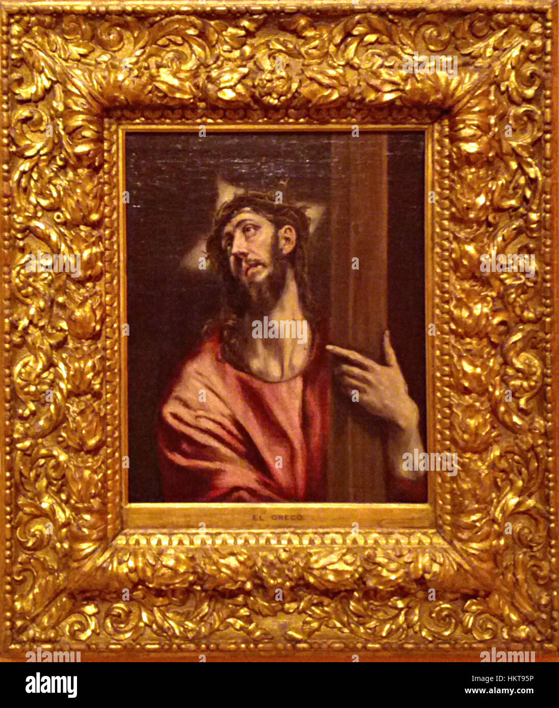 El Greco - Christ with the Cross Stock Photo - Alamy