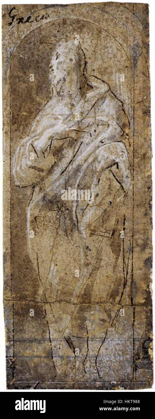 El Greco's 'St. John the Evangelist' is a 16th-century painting known ...