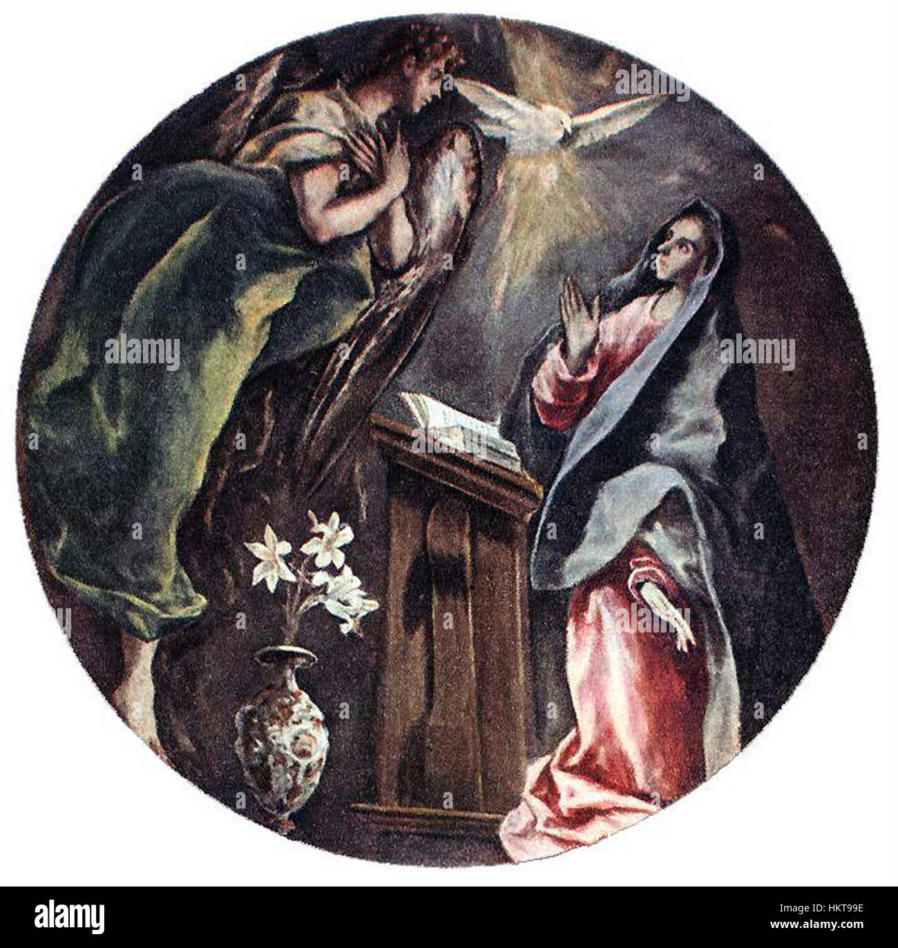 History el greco annunciation hi-res stock photography and images - Alamy
