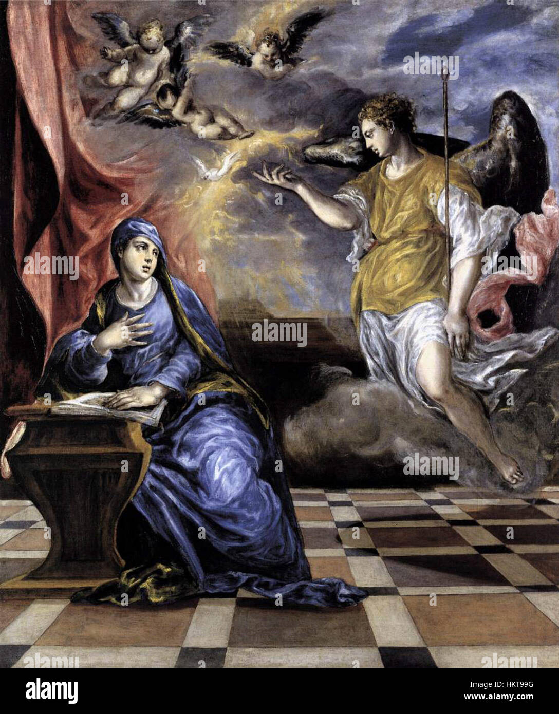 History El Greco Annunciation High Resolution Stock Photography and Images - Alamy