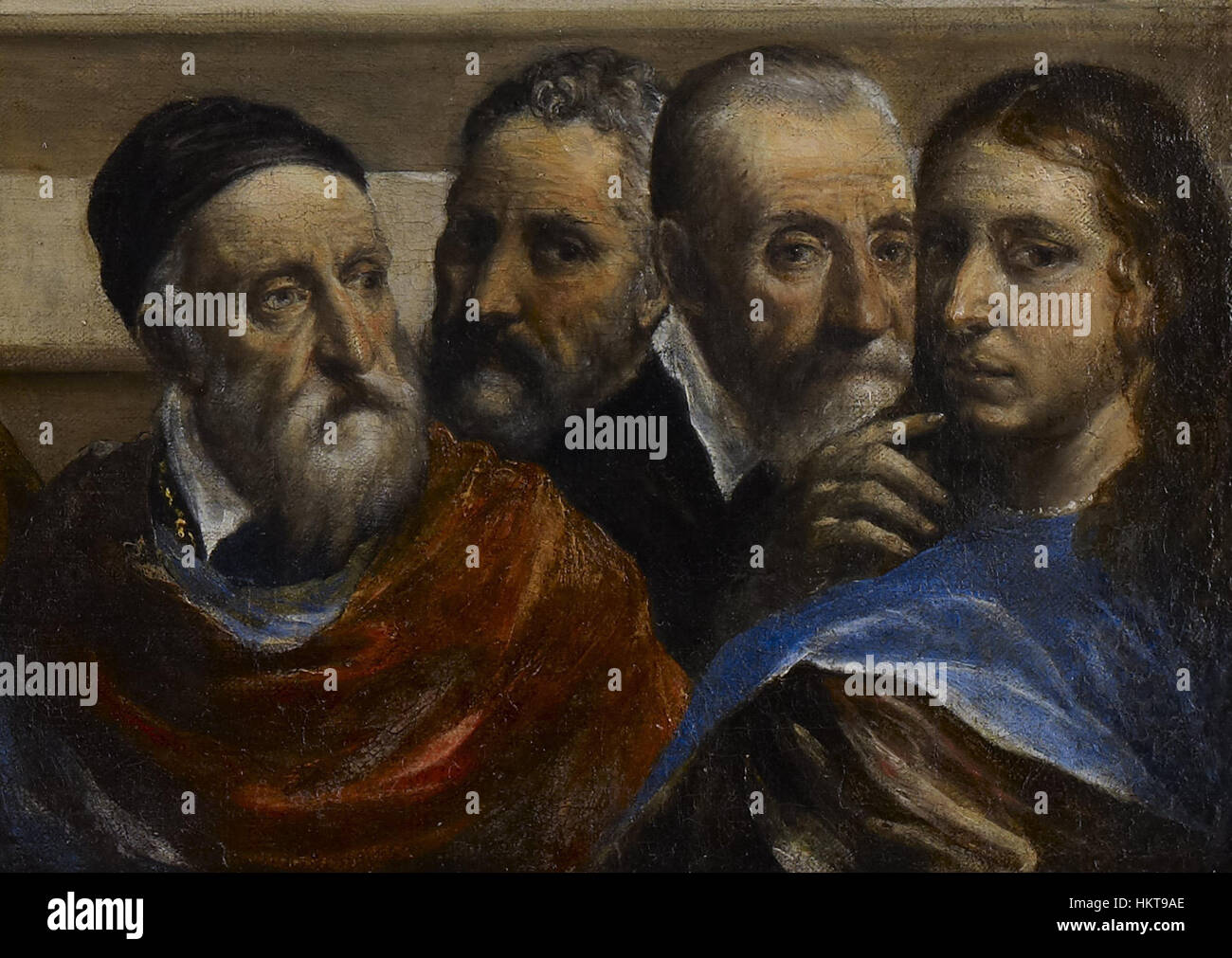 This detailed painting by El Greco depicts the biblical scene of the ...