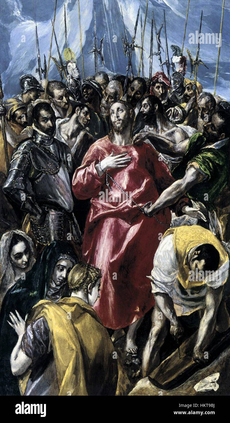 El Greco Disrobing Of Christ El Greco's The Disrobing Of Christ