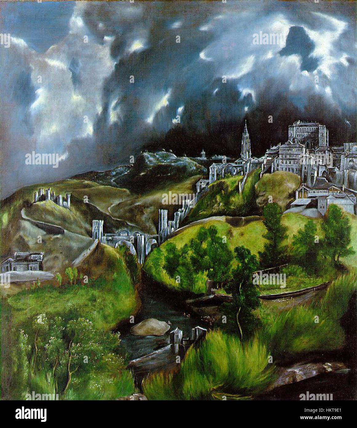 El greco view of toledo hi-res stock photography and images - Alamy