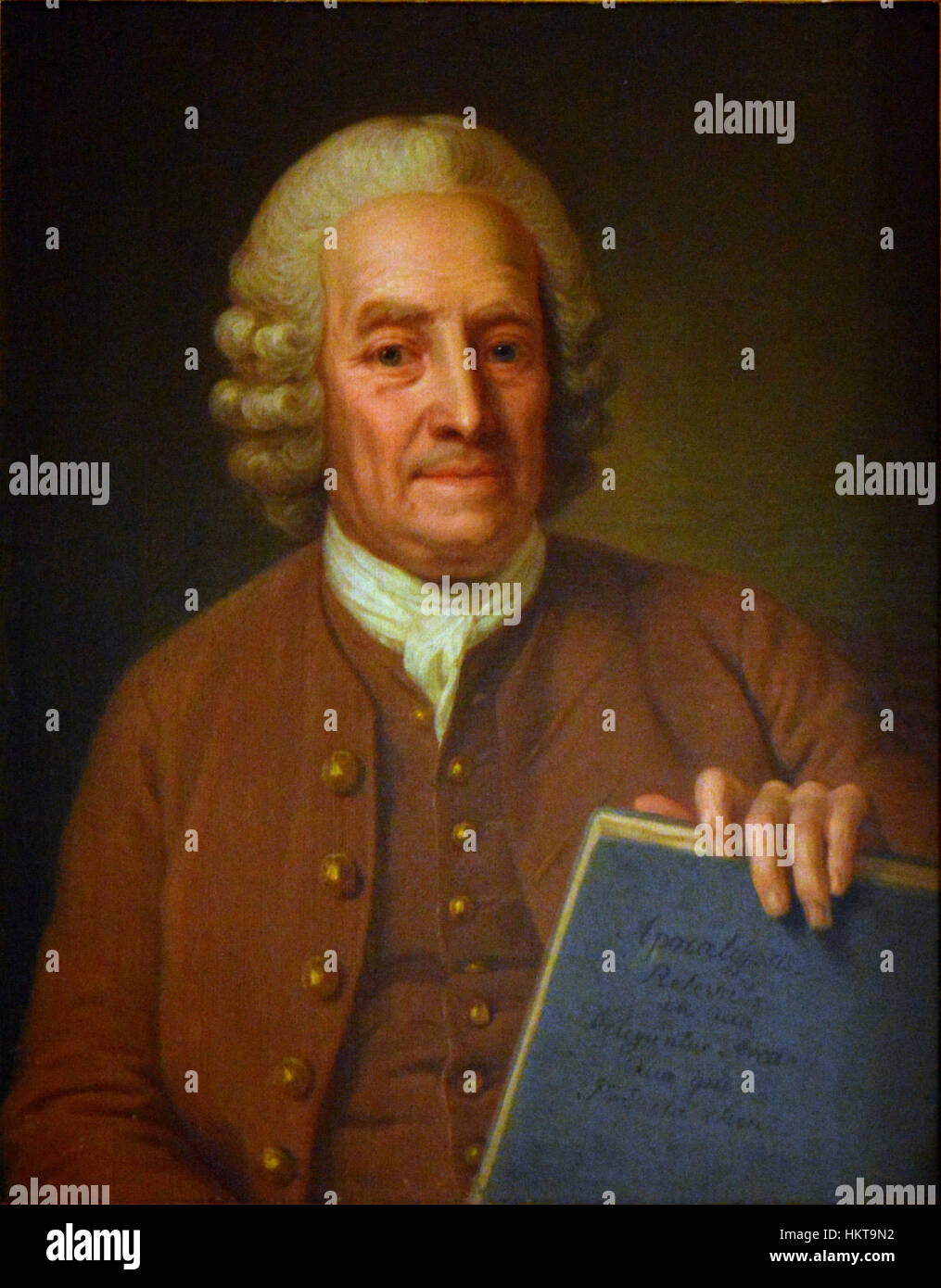 This full portrait of Emanuel Swedenborg, a renowned Swedish scientist ...
