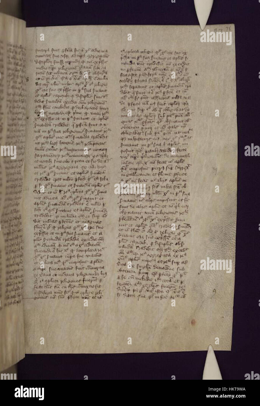 This image showcases one of the five English manuscripts housed in the ...