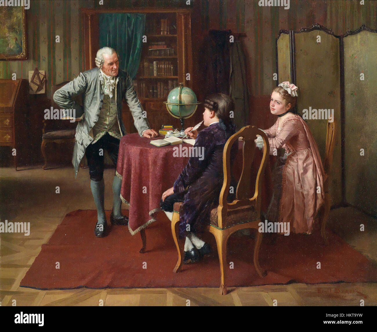 Geography lesson artwork hi-res stock photography and images - Alamy