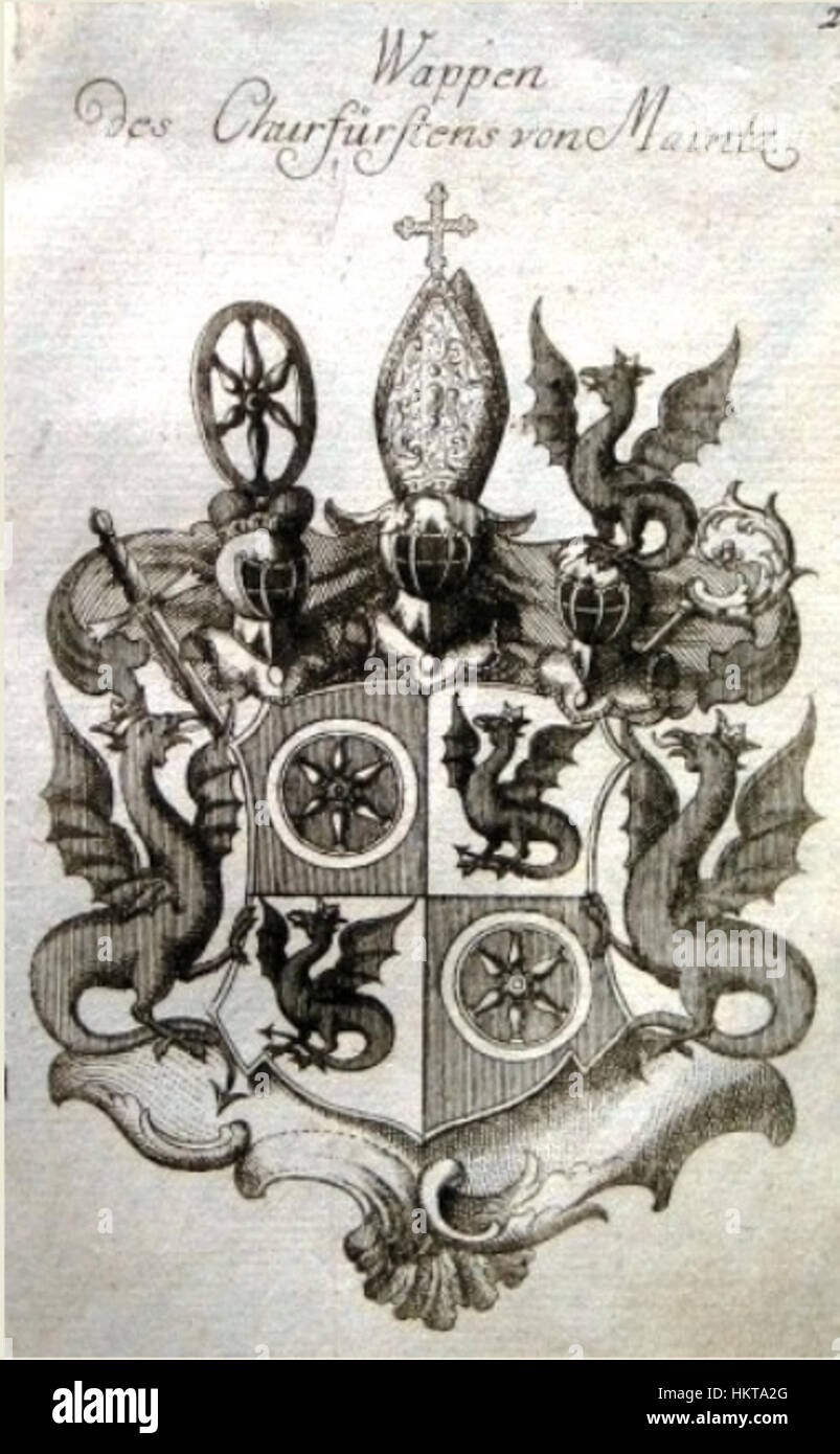 Emmerich Joseph von Breidbach’s *Wappen des Mainzer Kurfürsten* (Coat ...