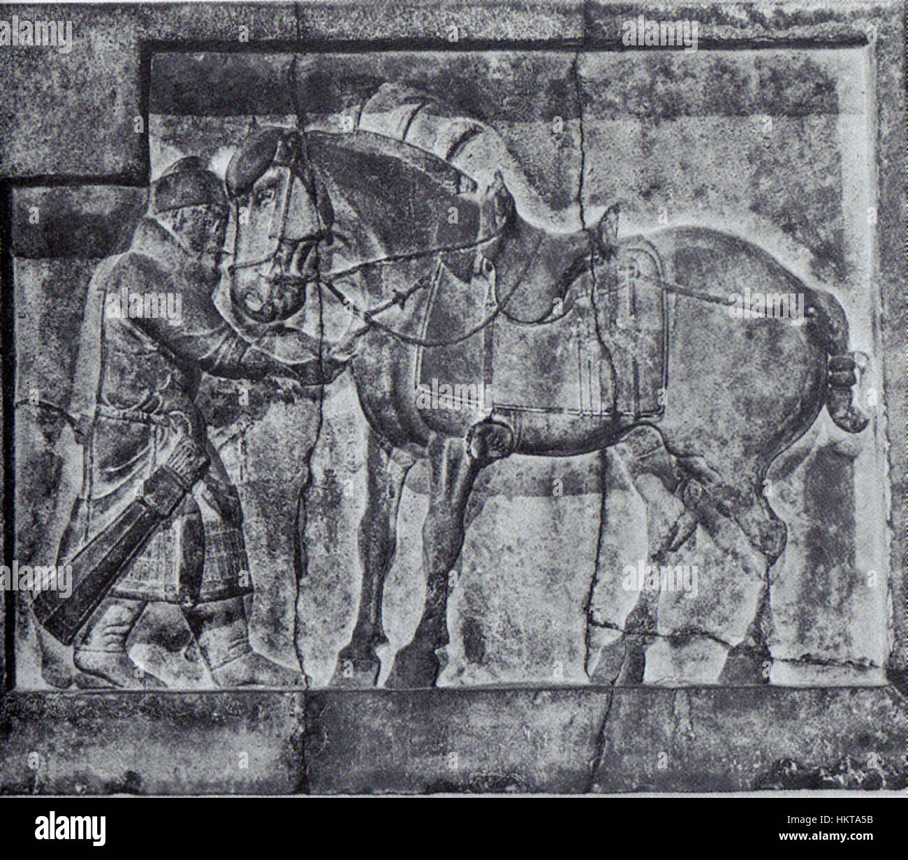 This historical artwork by Yan Liben depicts the horses of Emperor ...