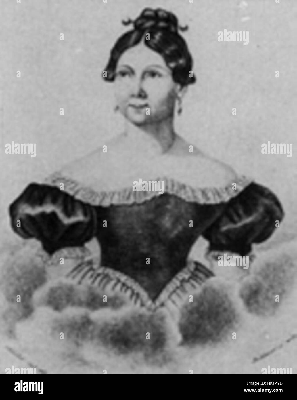 The portrait of Anna Engelhardt, a historical figure, captures her ...