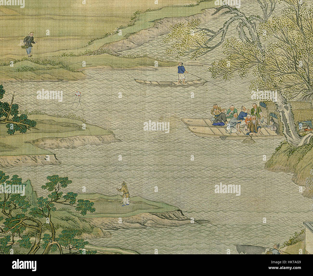 'Entering Suzhou and the Grand Canal' depicts a historical view of ...