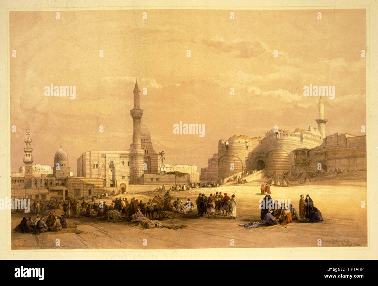 David Roberts' painting 'Entrance to the city of Cairo' captures a ...