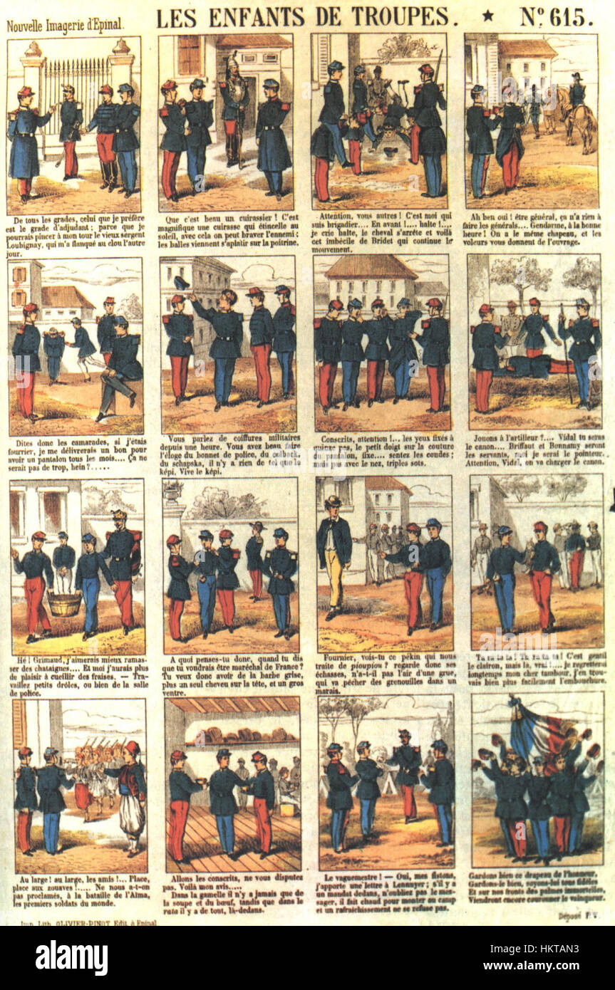 The Epinal image is a traditional French print known for its vibrant ...