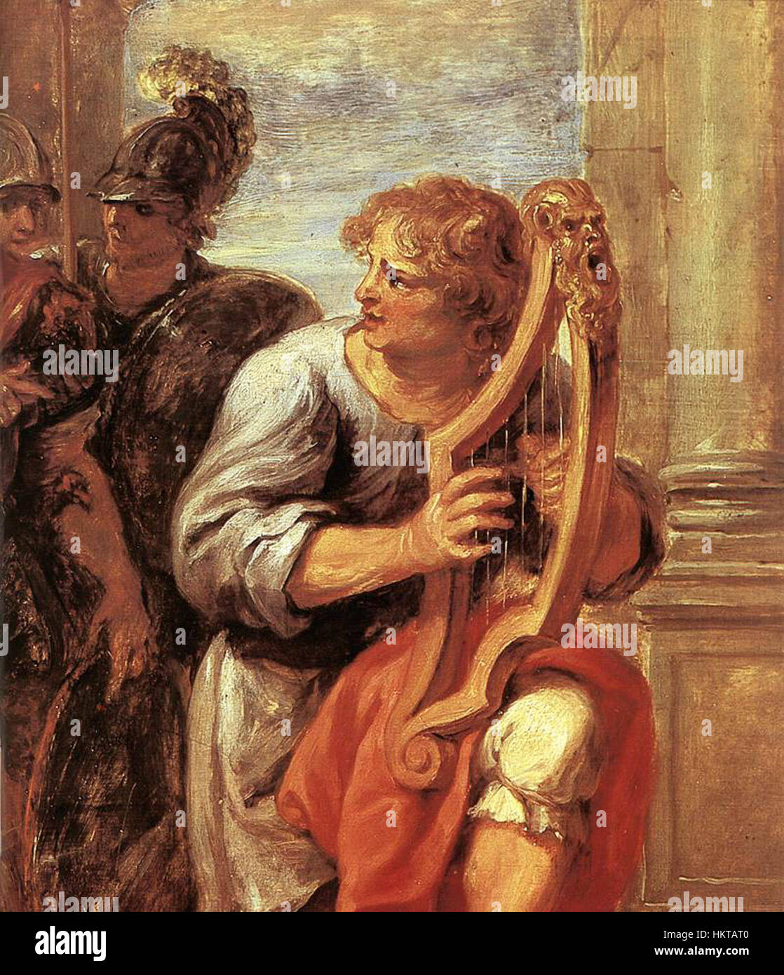 This detailed depiction of the biblical scene of Saul and David by ...