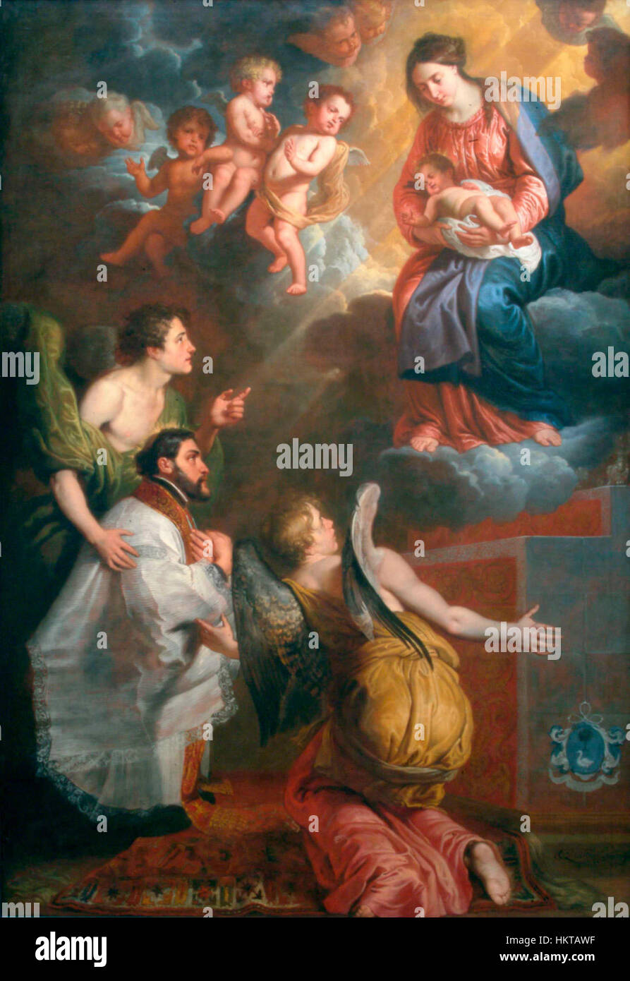 Erasmus Quellinus II's painting, 'The Vision of St. Francis Xavier ...