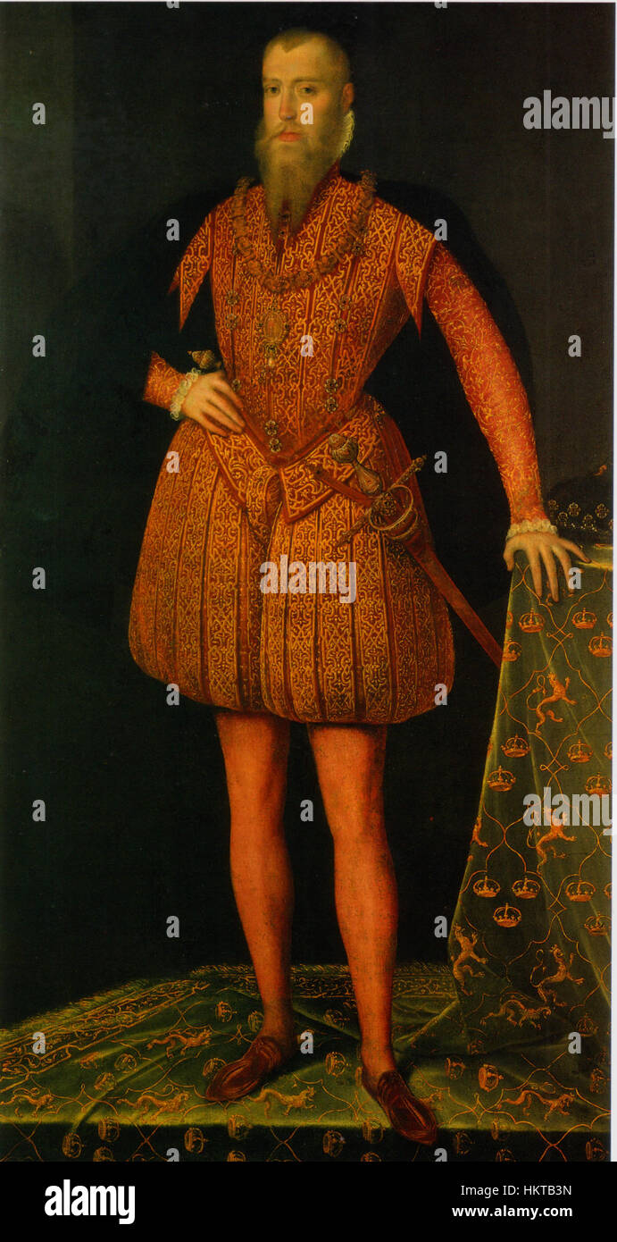 This portrait of Erik XIV of Sweden by Steven van der Meulen from 1561 ...