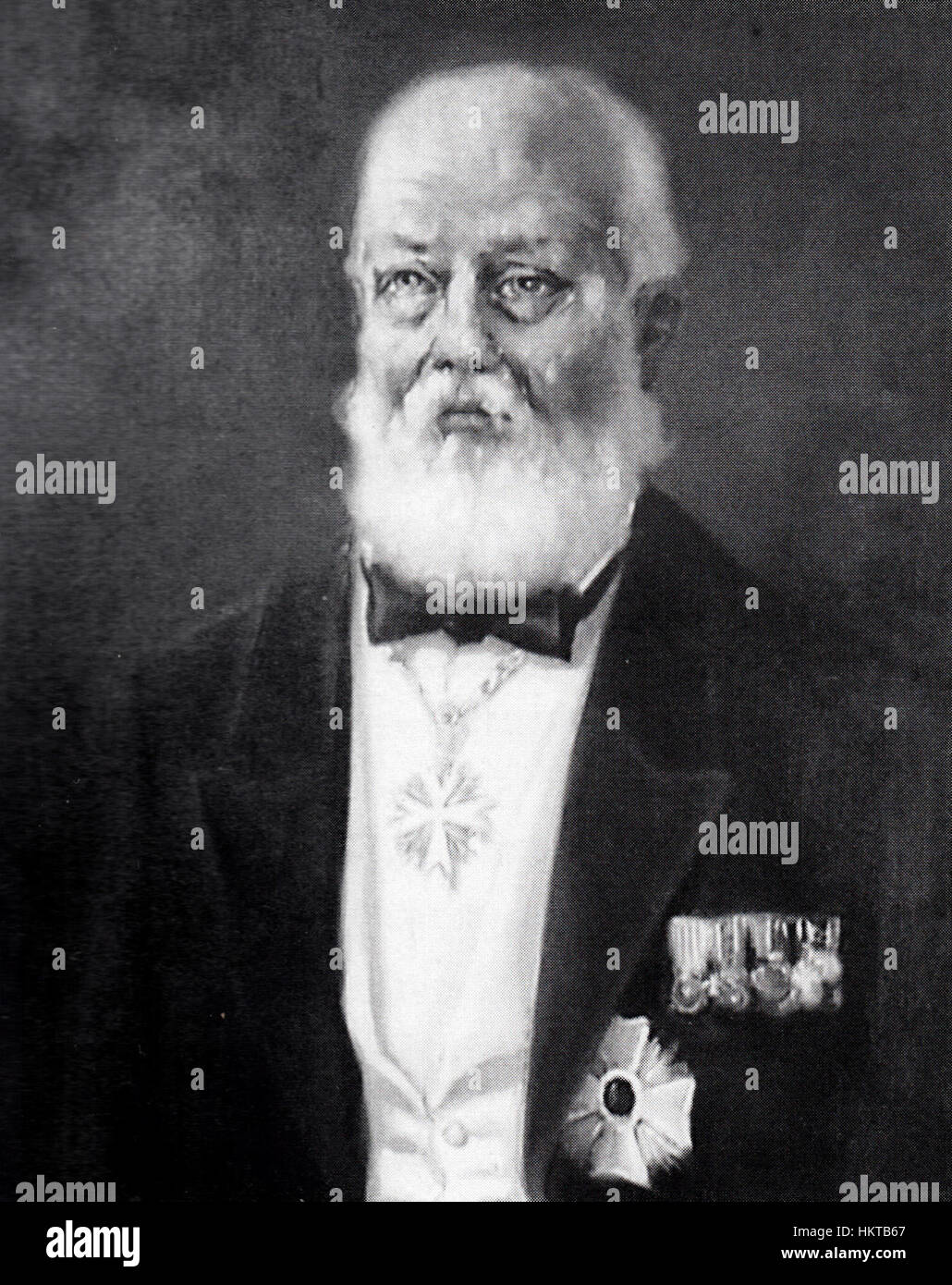 An oil painting of Baron Diego Aliprandi, by the Italian artist Ernani ...