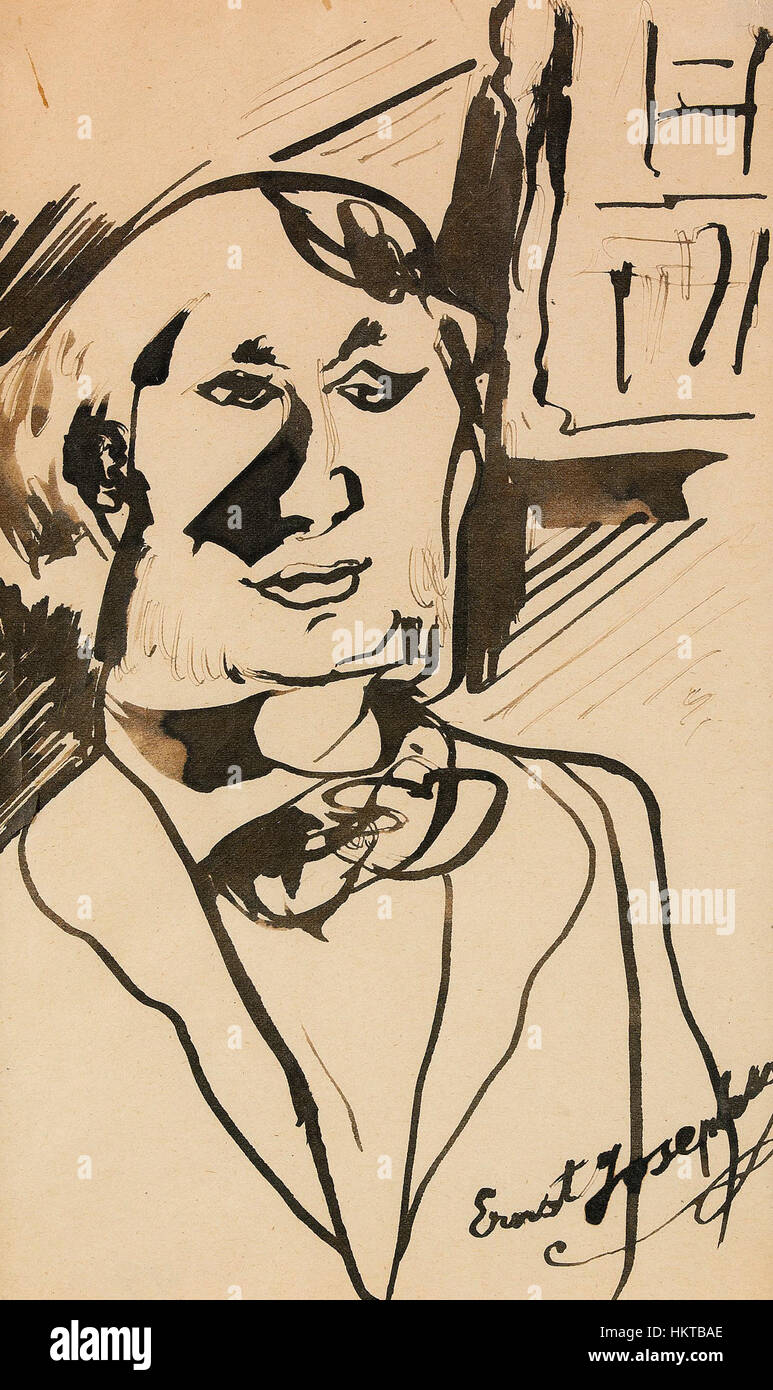 Ernst Josephssonâ€™s 'Ung Man' (Young Man) painting captures a poignant ...