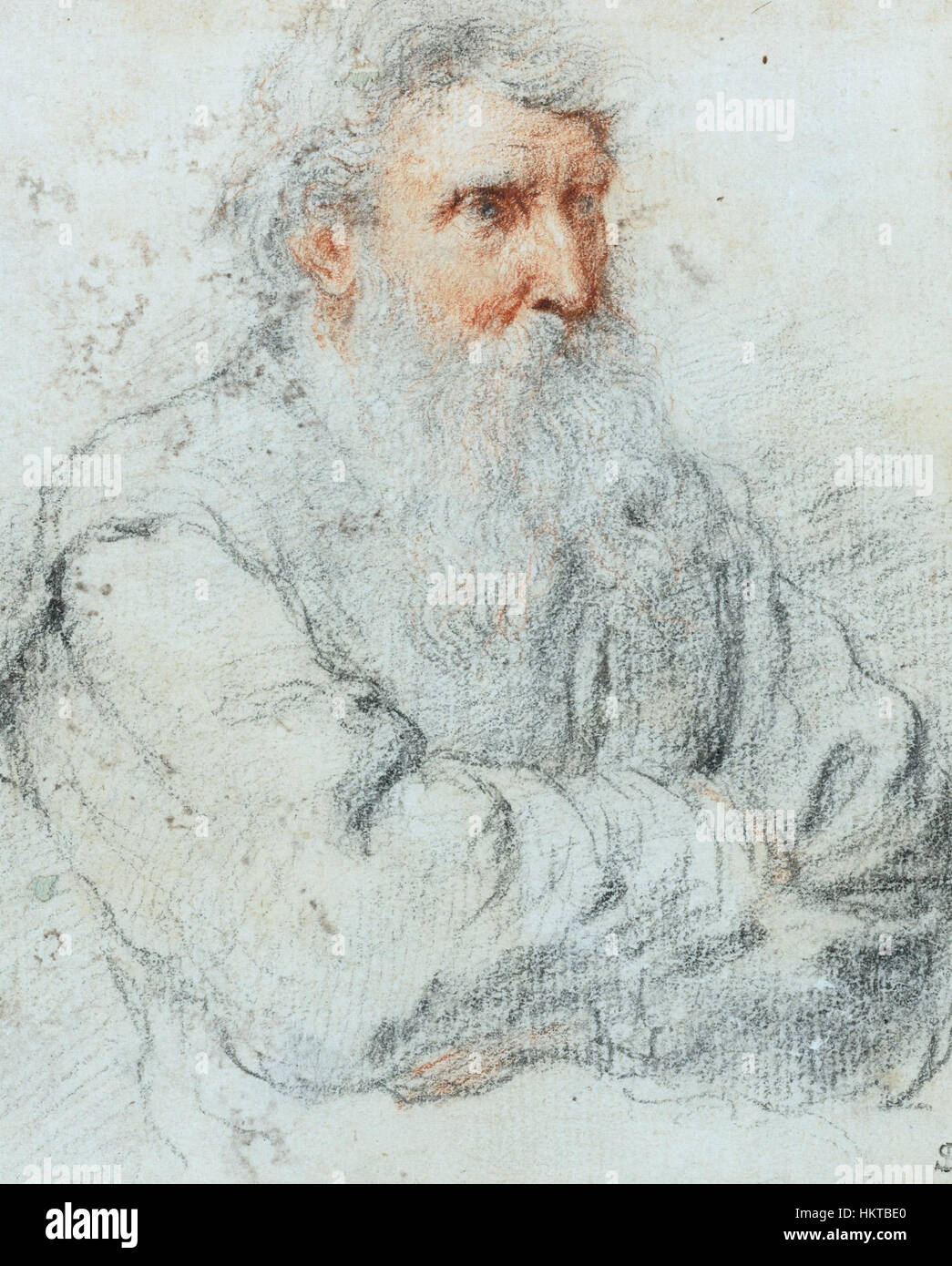 This artwork, attributed to the circle of Peter Paul Rubens, depicts Erycius Putreanus. The ...