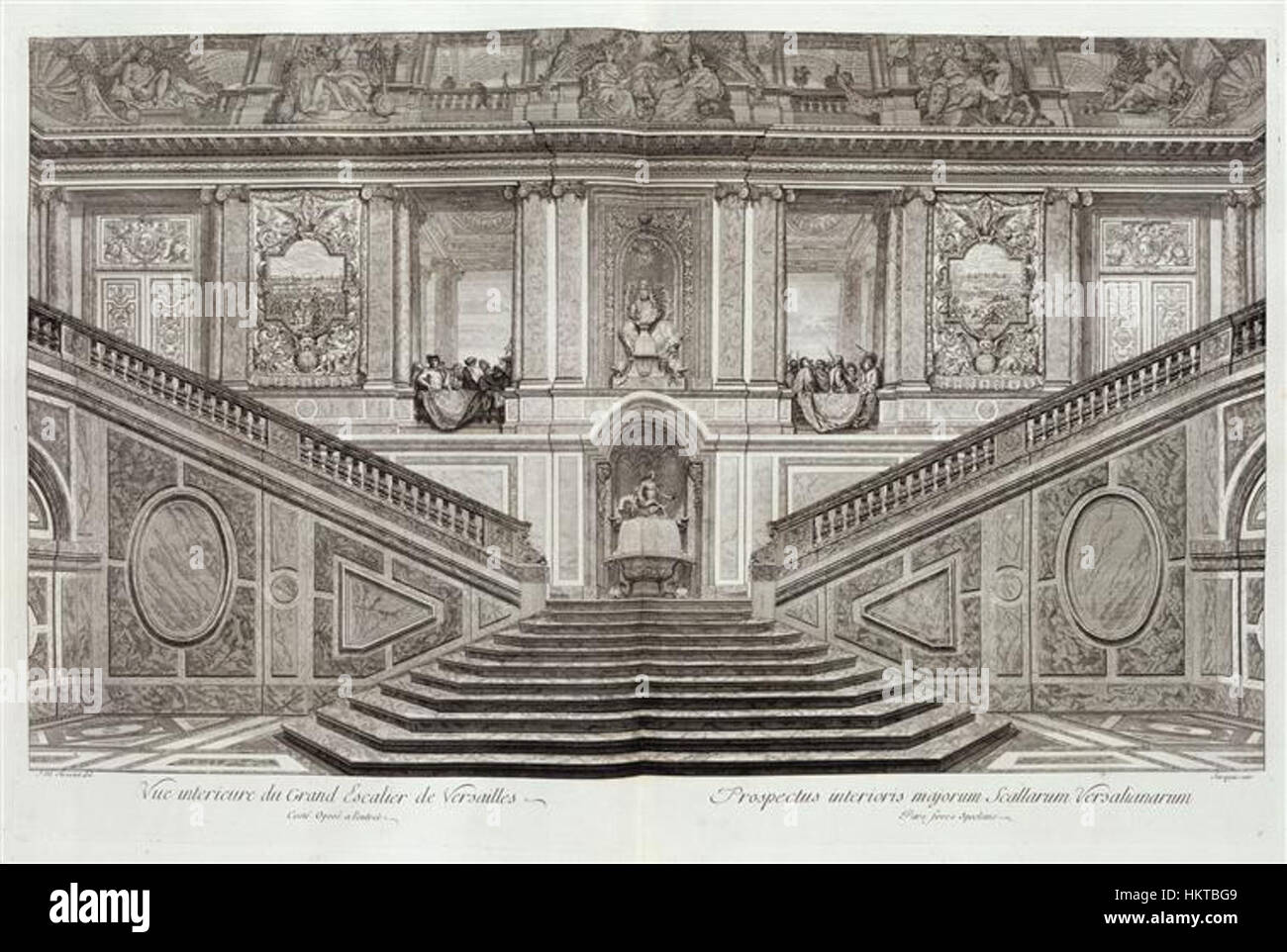 The *Escalier des Ambassadeurs* (Staircase of the Ambassadors) is a ...