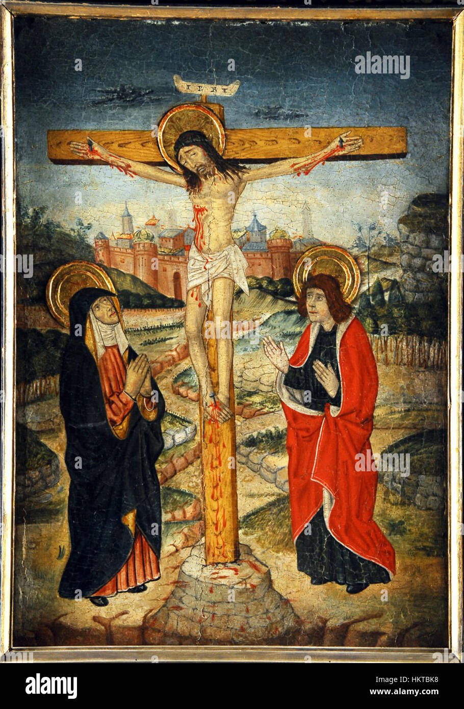 Espallargues-calvario is a painting depicting a historical or religious ...