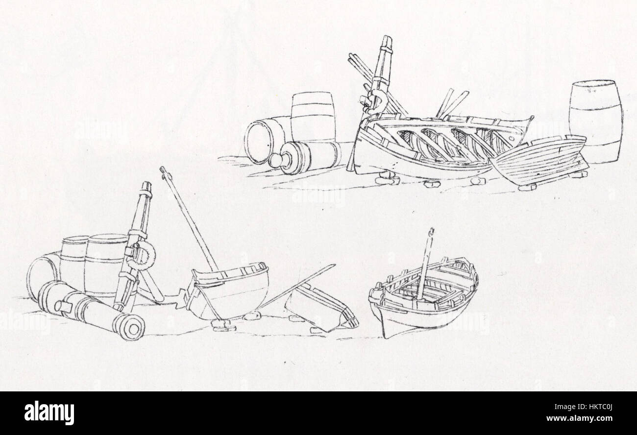 This study by Antoine Roux showcases his focus on still life and marine ...