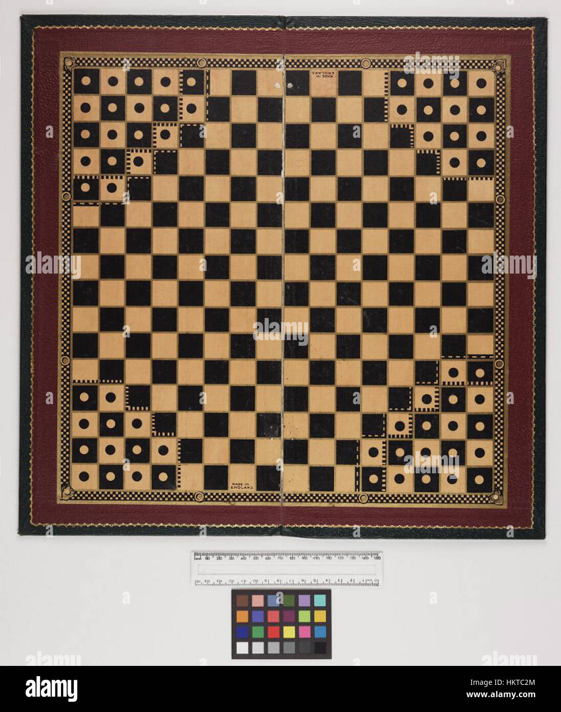 Halma, a historical chess variant, is preserved in the collection of ...