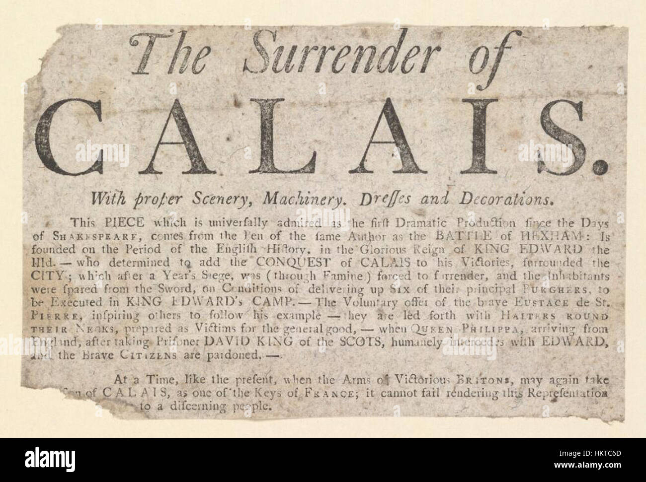 This handbill, held at the Bodleian Libraries, announces the surrender ...